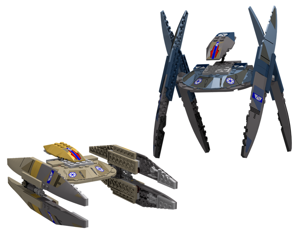 LEGO MOC Vulture Droids by KennoMonkey | Rebrickable - Build with LEGO