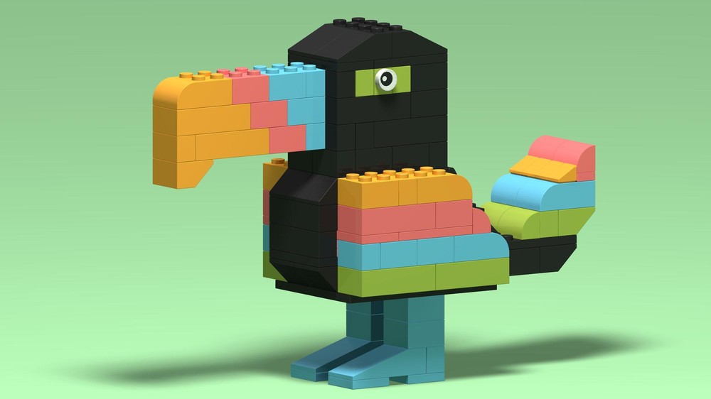 LEGO MOC 11027 Toucan by mattking4 | Rebrickable - Build with LEGO