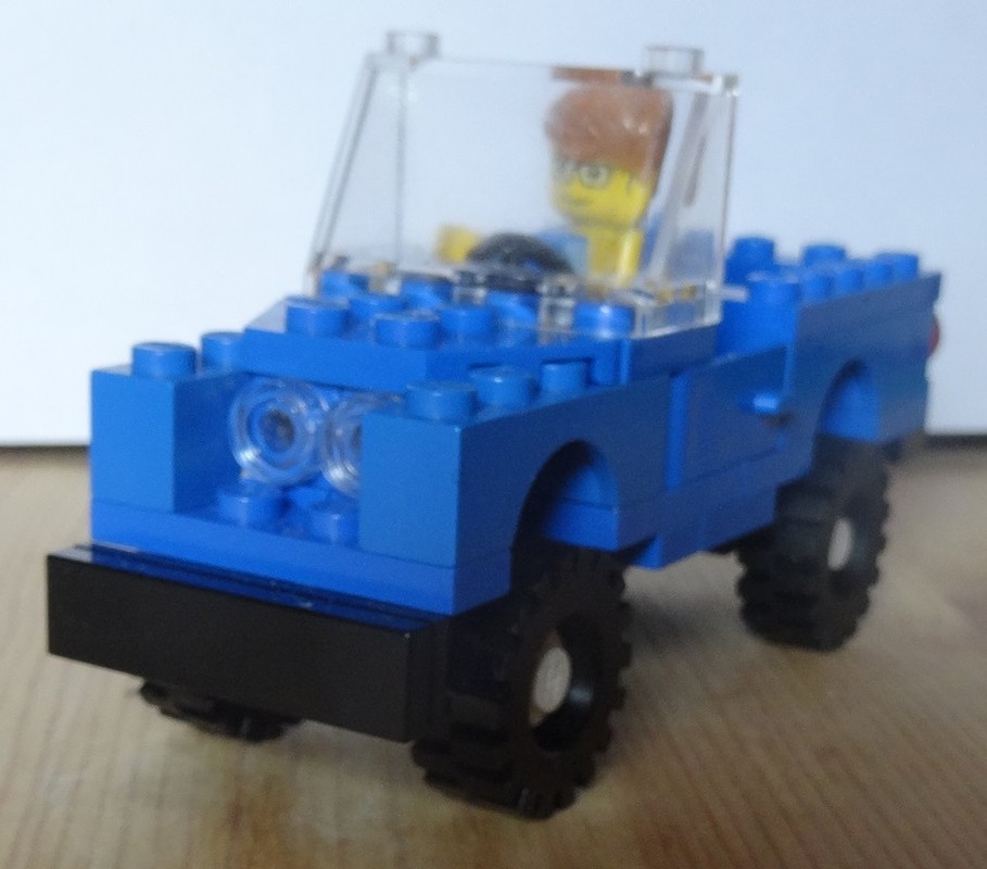 Lego Moc Land Rover Series Ii By Timobahn Rebrickable Build With Lego