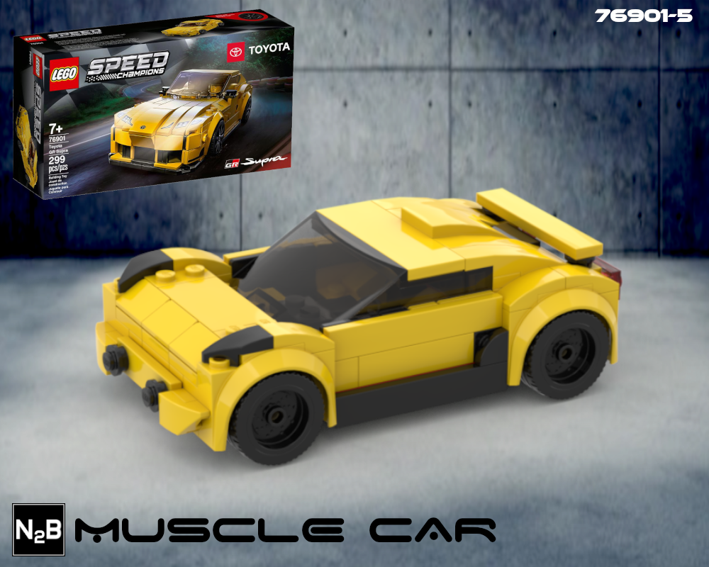 LEGO MOC Muscle Car - Lego 76901 alternate 5 by n2brick | Rebrickable ...