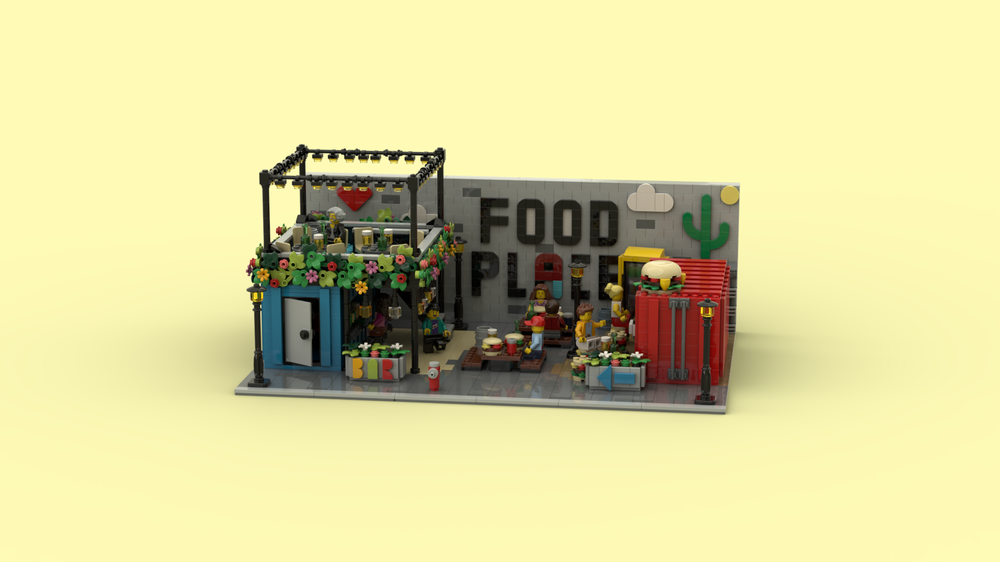 LEGO MOC Food Place Modular Building by lego_modular_building ...
