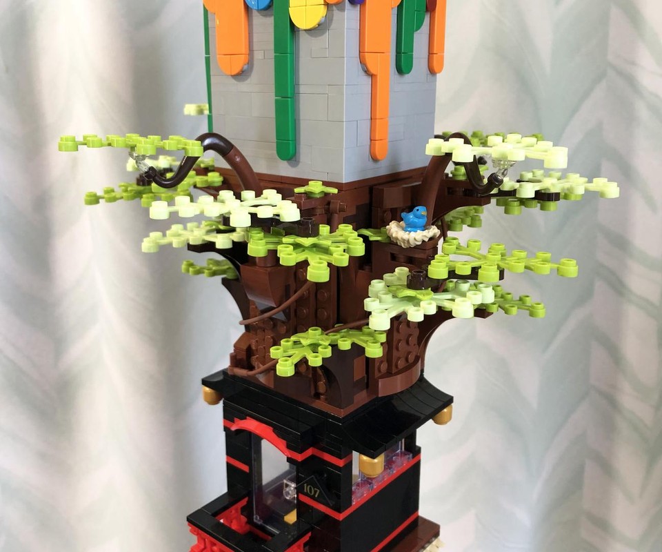 LEGO MOC Tree module for Ball Run Tower by phoester | Rebrickable ...
