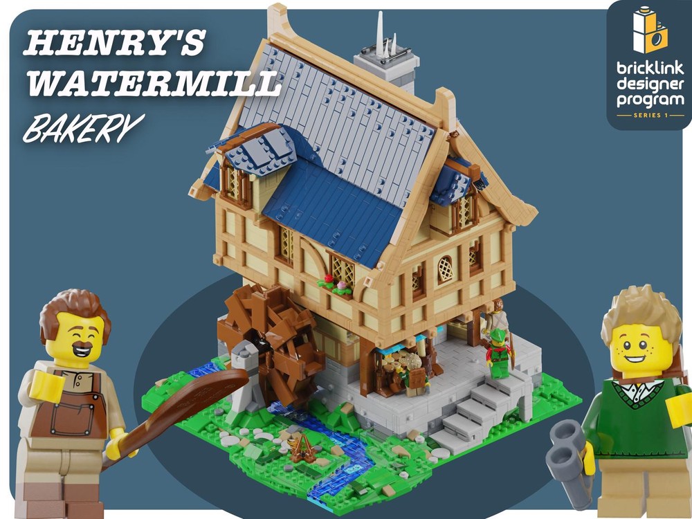 LEGO MOC Henry's Watermill Bakery by philippbricks | Rebrickable ...