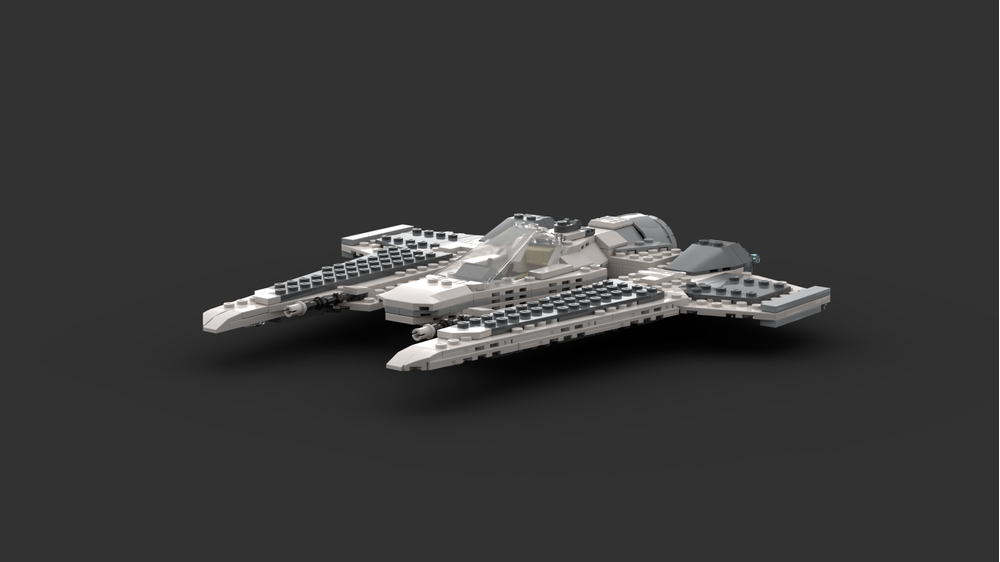Lego Moc 75348 Fang Fighter Mod For Spinning By David0531