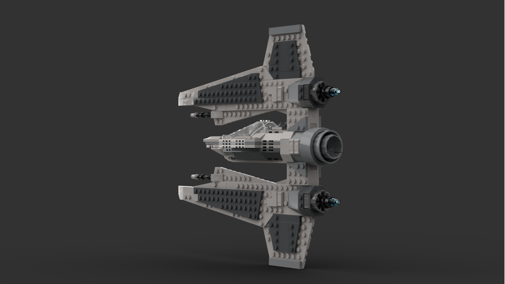 Lego Moc 75348 Fang Fighter Mod For Spinning By David0531