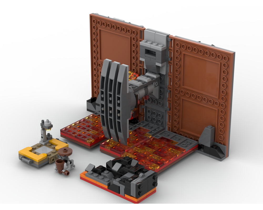 Lego Moc Episode Iii Mustafar Battle By Liio Rebrickable Build