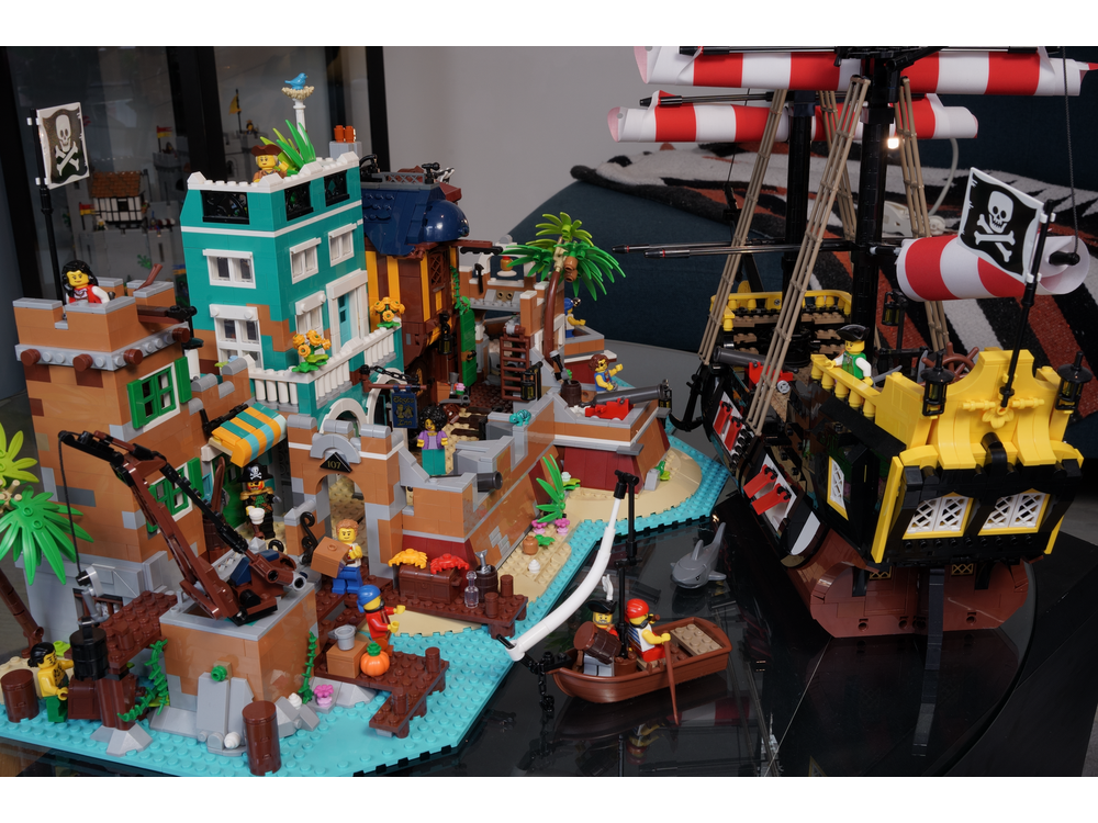 Lego Moc The Pirate Port Of Nassau By Boltbuilds Rebrickable Build