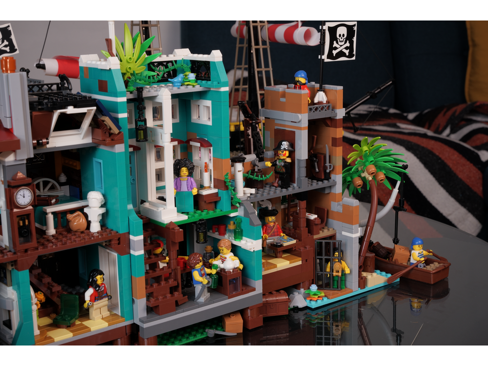 Lego Moc The Pirate Port Of Nassau By Boltbuilds Rebrickable Build