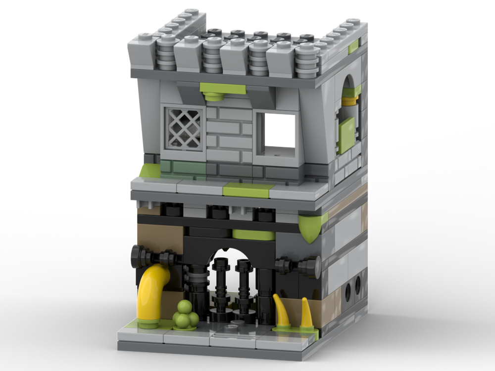 Lego Moc Super Villain Hideout By Huebre Rebrickable Build With Lego