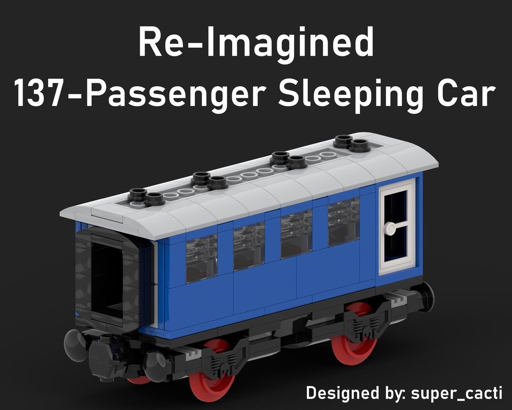 LEGO MOC-148672 Re-Imagined 137-2 Passenger Sleeping Car by super_cacti ...