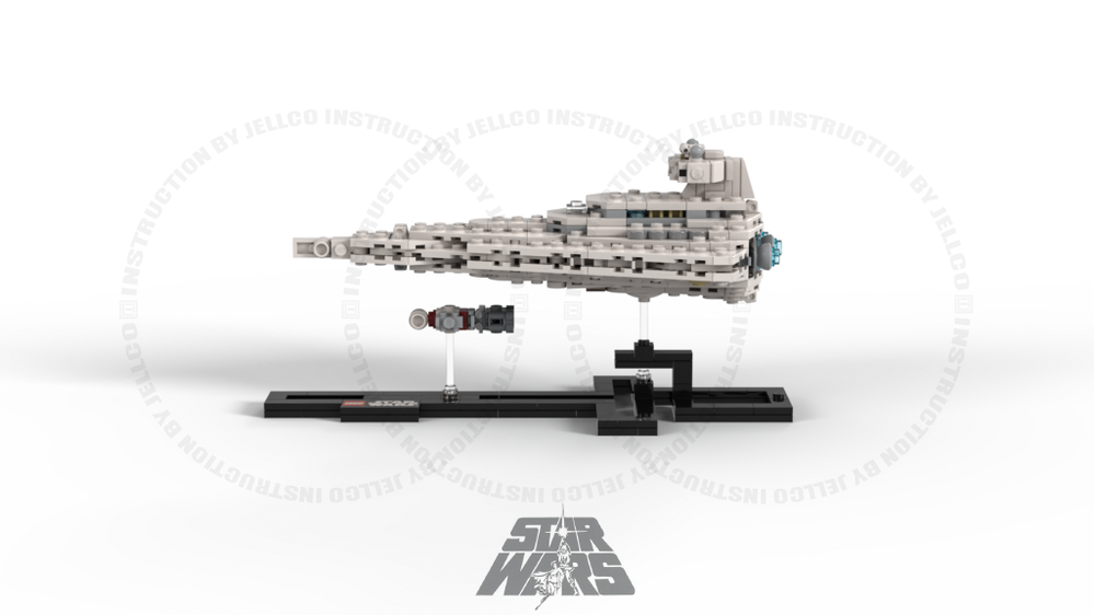 LEGO MOC Micro Imperial Star-Destroyer Desktop Version by jellco ...