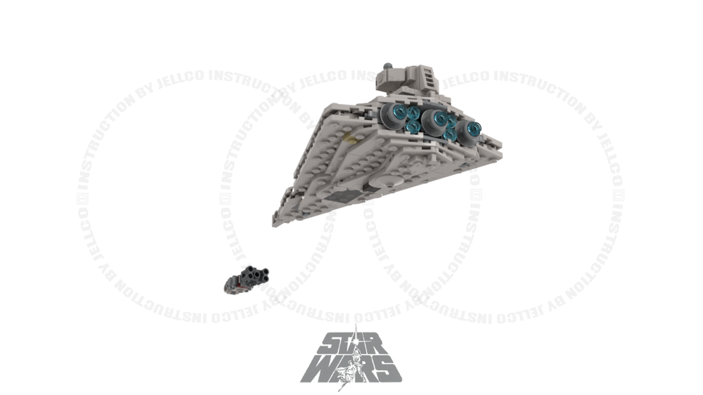 LEGO MOC Micro Imperial Star-Destroyer Desktop Version by jellco ...