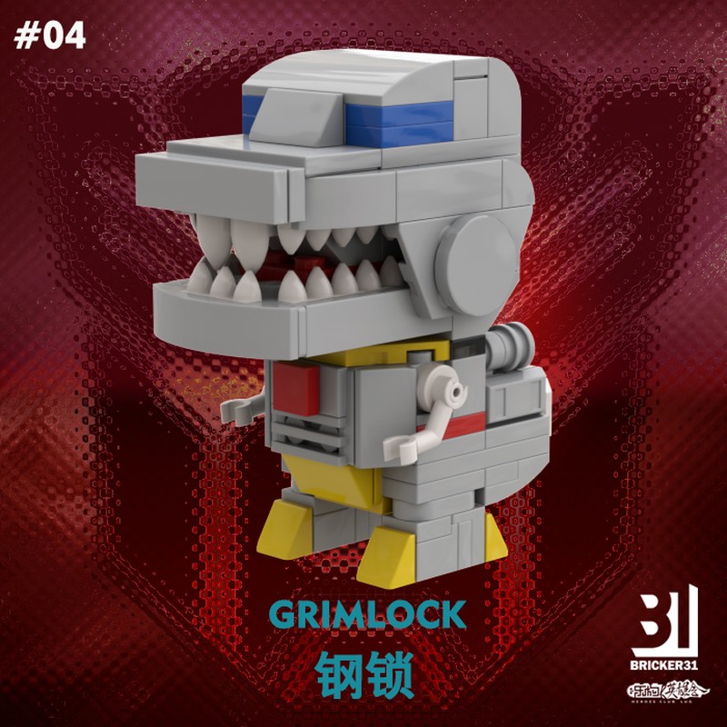 LEGO MOC MOC - Brickheadz GRIMLOCK_in_disguise by Bricker31 ...