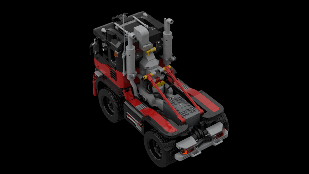 Lego Moc Rc Race Truck Powered By Buwizz By Kilo Whiskey Rebrickable