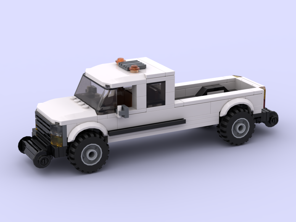 LEGO MOC Pickup Hi-rail by RafaelNogueira | Rebrickable - Build with LEGO