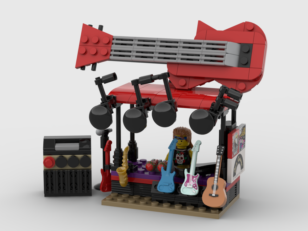 LEGO MOC Music Stand by gabizon | Rebrickable - Build with LEGO