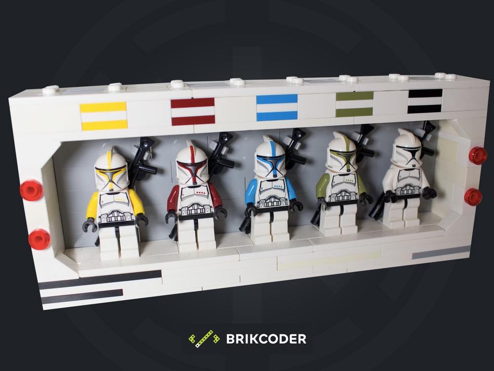 LEGO MOC Clone Display Case by BRIKCODER | Rebrickable - Build with LEGO LEGO MOC Clone Display Case by BRIKCODER | Rebrickable - Build with LEGO