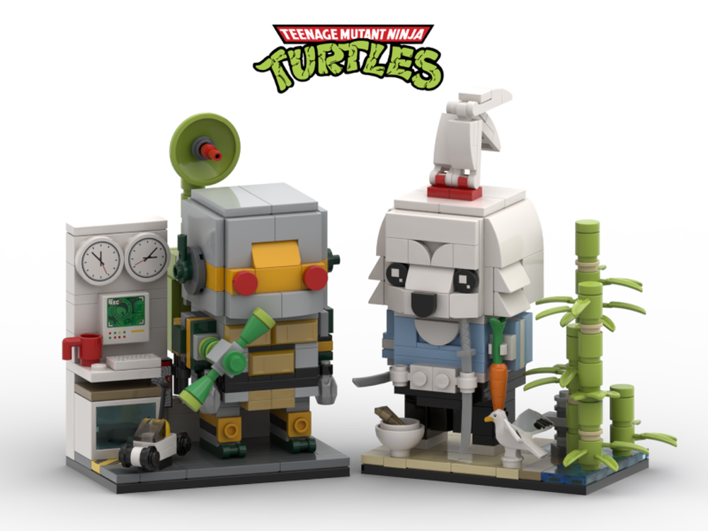 LEGO MOC TMNT - Set 8 - Brickheadz ( Metalhead + Miyamoto Usagi ) by ...