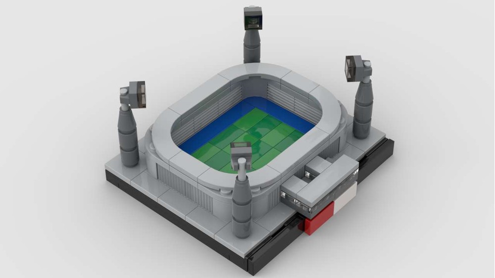 Lego Moc Feijenoord De Kuip Landmark Rotterdam Netherlands By Tiny