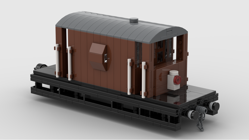 Lego Moc British Rail Guards Van By Jg Locomotive Works Rebrickable