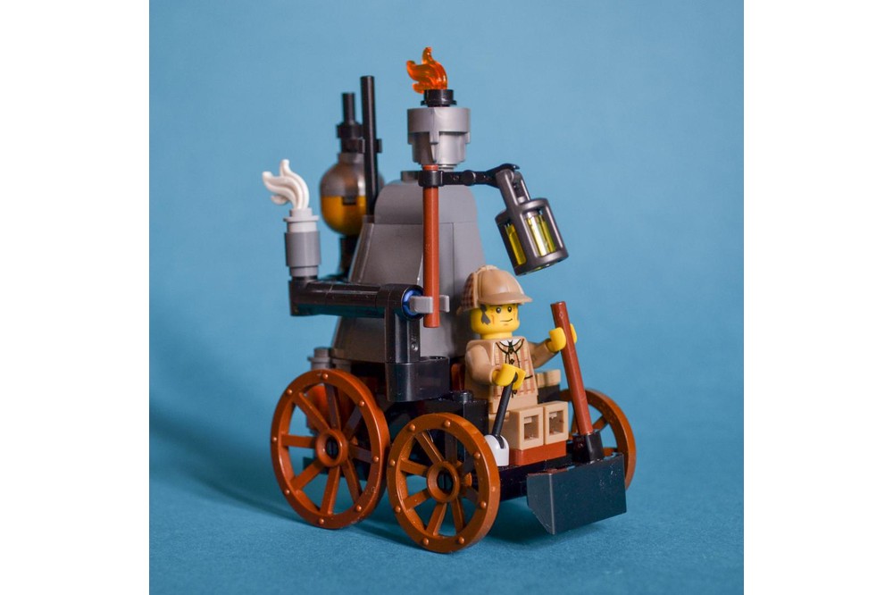 LEGO MOC Sherlock Holmes' Steampunk Cart by Gregor.the.Peasant ...