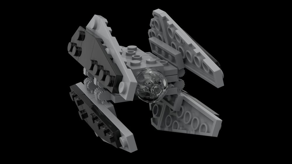 LEGO MOC Tie Interceptor mini by Teki | Rebrickable - Build with LEGO