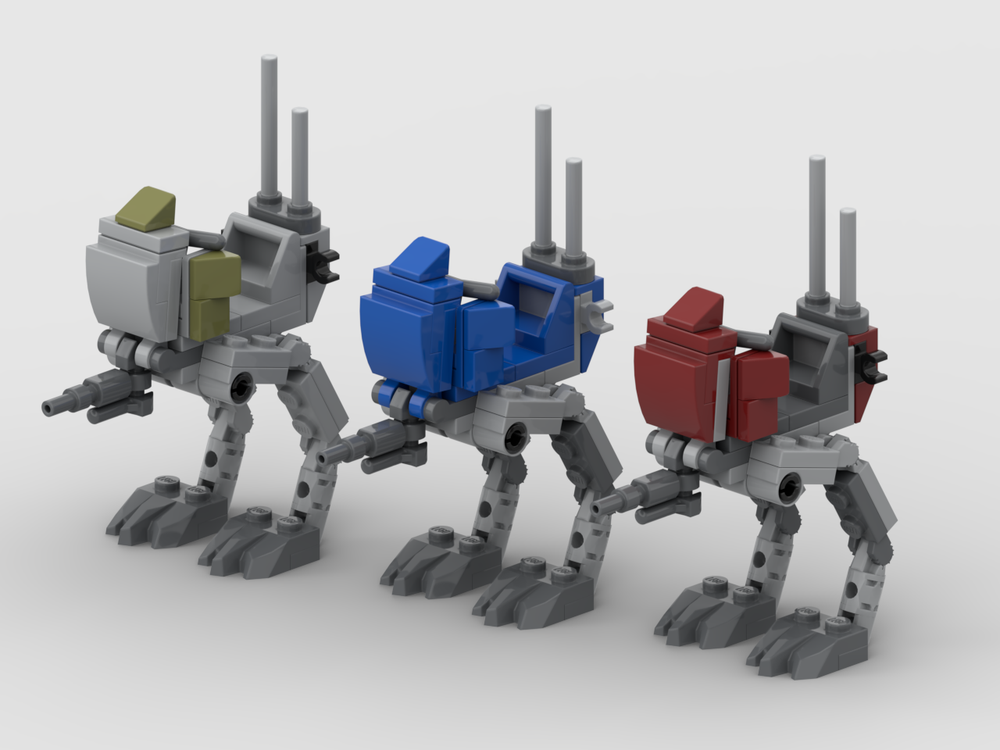 LEGO MOC AT-RT (Minifig Scale & Realistic) 501st / Kashyyyk / Republic ...