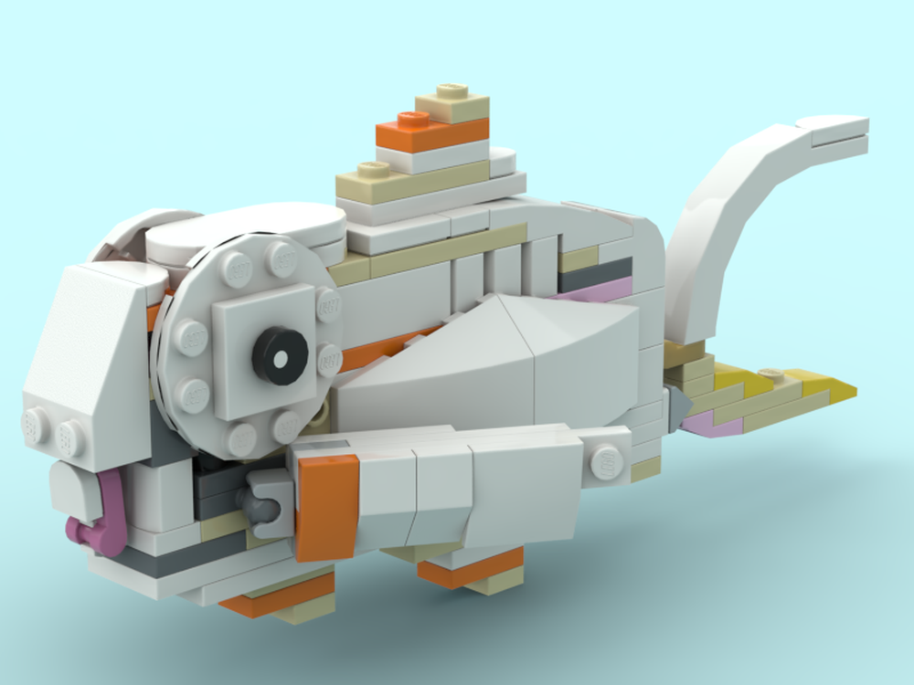 LEGO MOC 31133 Giant Trevally by Pikminfan67 | Rebrickable - Build with ...