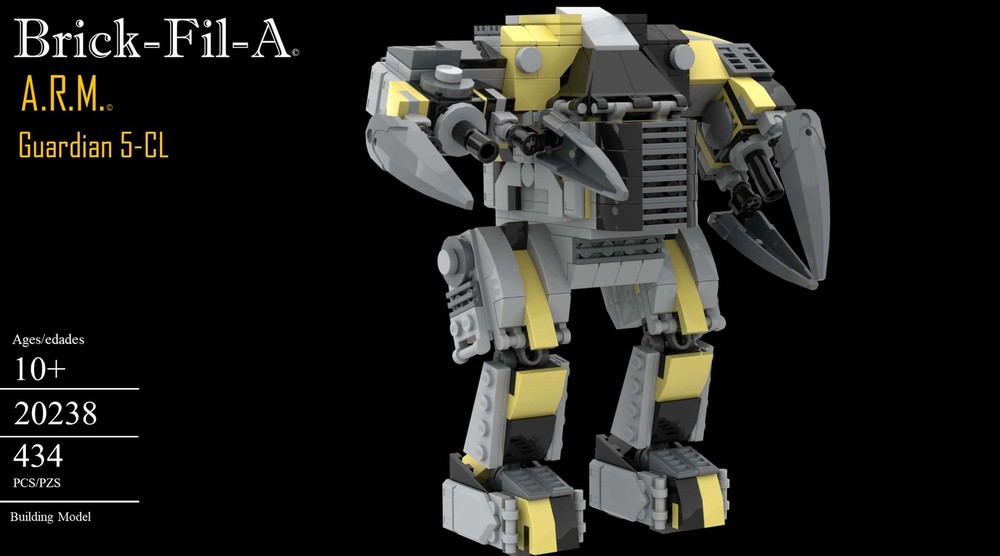 LEGO MOC Guardian 5-CL by Brick-Fil-A-Builds | Rebrickable - Build with ...