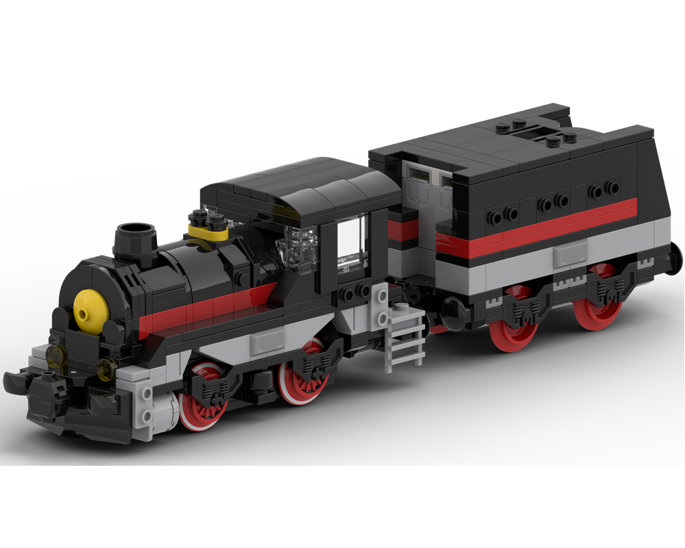 LEGO MOC Re-Imagined 122-1 Loco and Tender by super_cacti | Rebrickable ...