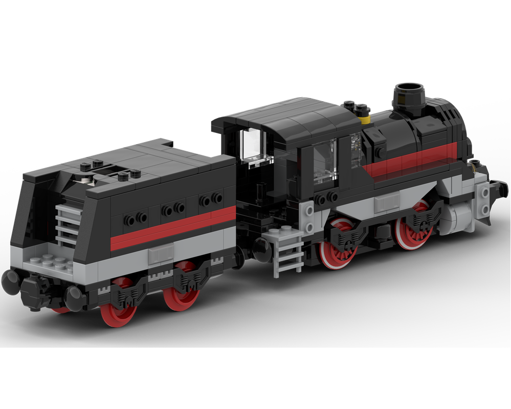 LEGO MOC Re-Imagined 122-1 Loco and Tender by super_cacti | Rebrickable ...