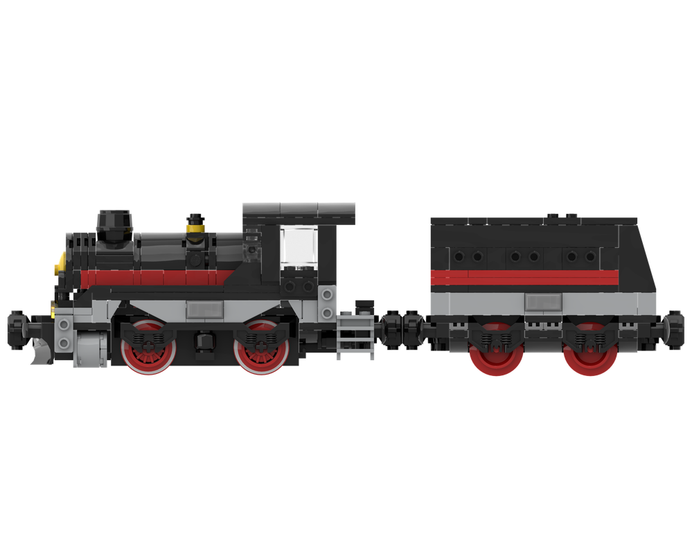 LEGO MOC Re-Imagined 122-1 Loco and Tender by super_cacti | Rebrickable ...