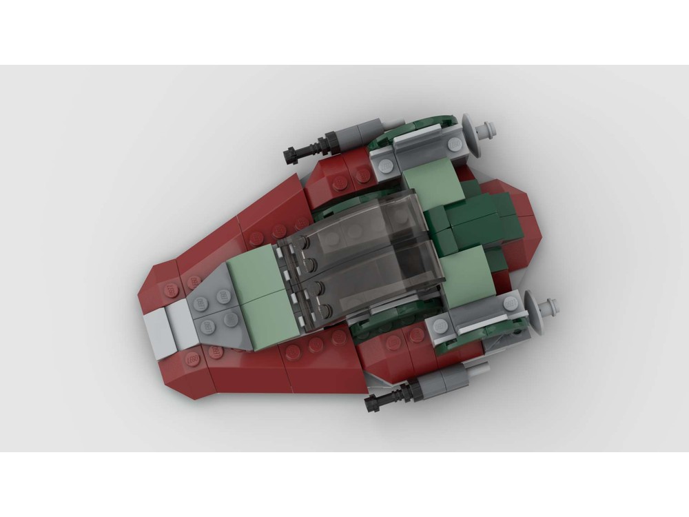 Lego Moc A Wing Alternate Build Of 2 X 75344 Bobas Starship By