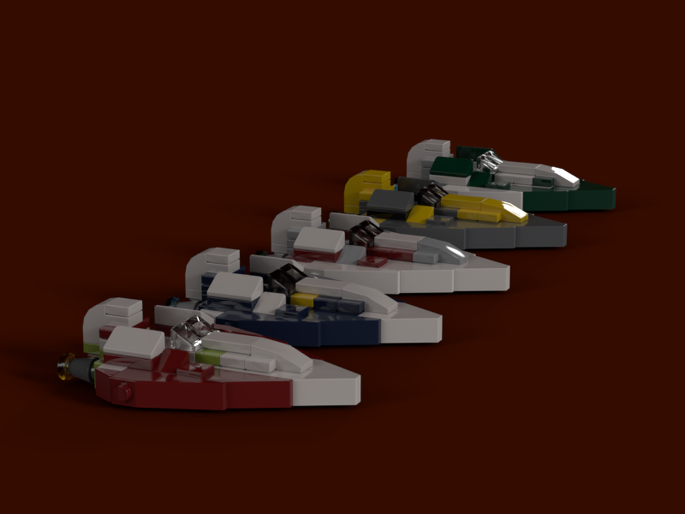 LEGO MOC Delta B-7 Microfighter Menagerie! by Xenonitis | Rebrickable ...