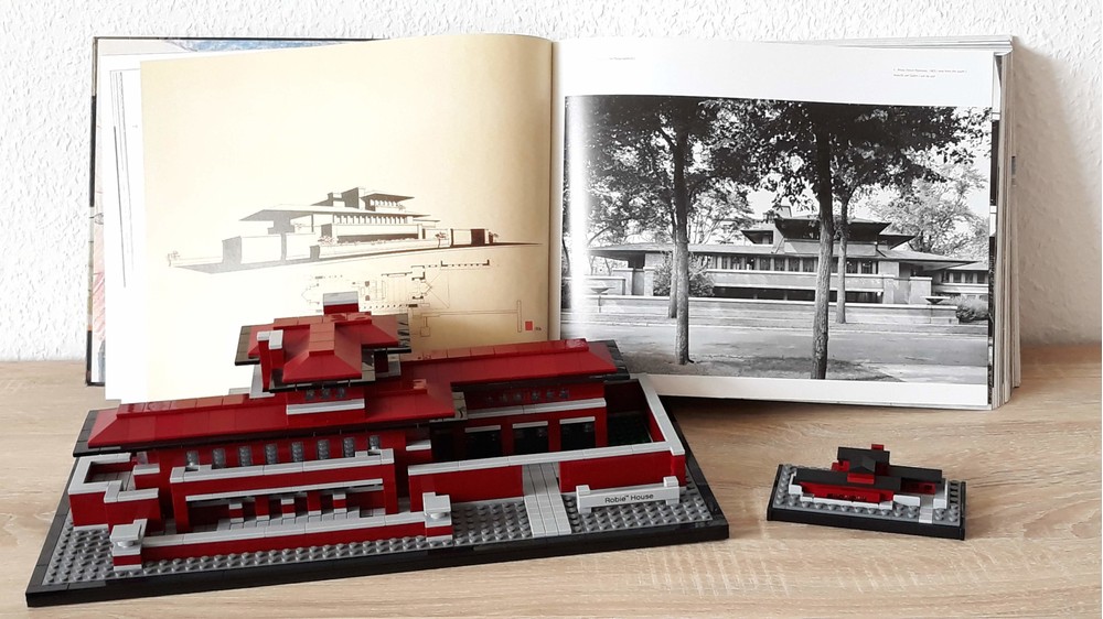 LEGO MOC-148837 Mini Robie House by Rauy | Rebrickable - Build with LEGO