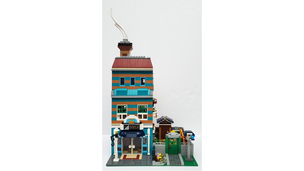 Lego Moc Garden Villa By Brickmojo Rebrickable Build With Lego