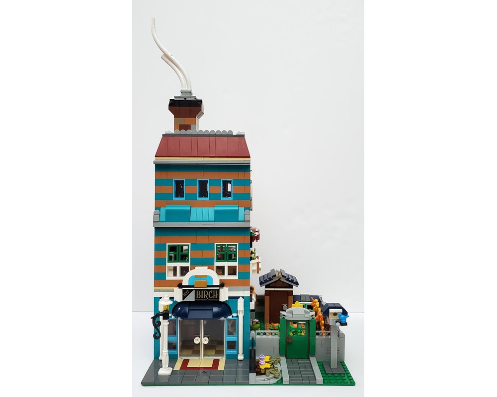 Lego Moc Garden Villa By Brickmojo Rebrickable Build With Lego