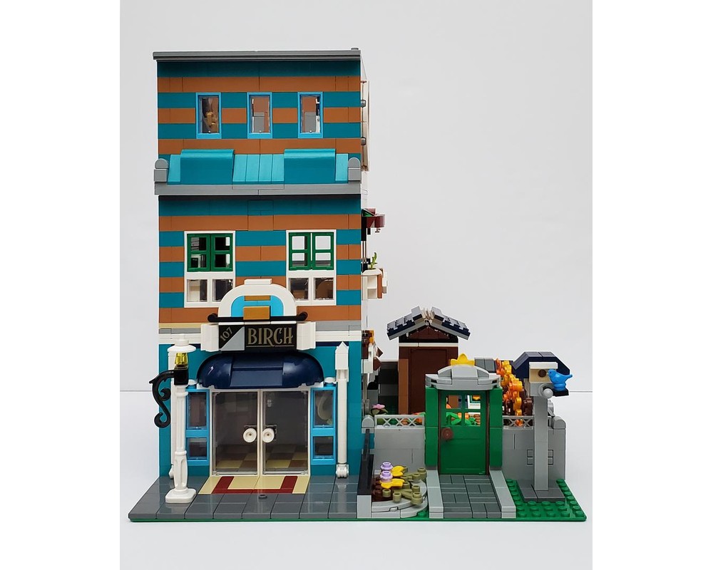 Lego Moc Garden Villa By Brickmojo Rebrickable Build With Lego