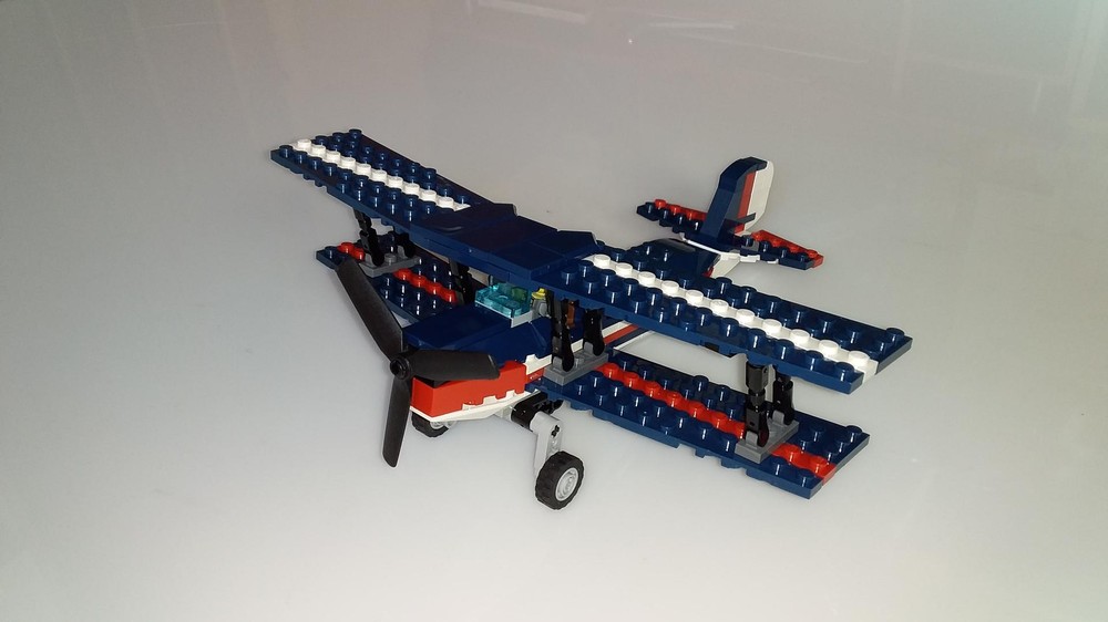 LEGO MOC Tiger Moth Biplane by Tasblocker | Rebrickable - Build with LEGO