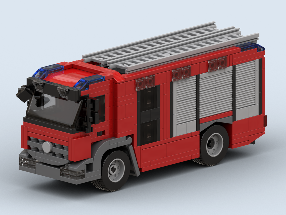 LEGO MOC Ridderkerk Fire Engine by mausbricks | Rebrickable - Build with LEGO