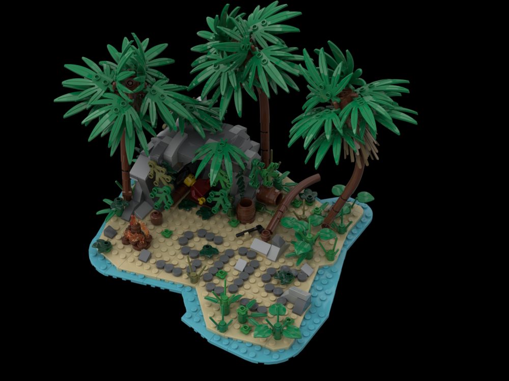 LEGO MOC Lost Island by Moc_Fever | Rebrickable - Build with LEGO