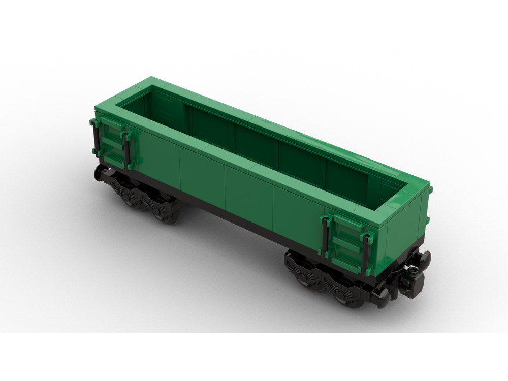 LEGO MOC-148858 Open Gondola Car (Burlington Northern Color Scheme) by ...