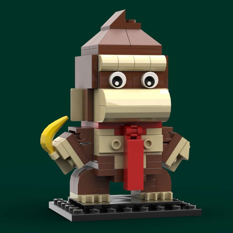 LEGO MOC-148861 Donkey Kong Brickheadz by Desibricks | Rebrickable ...
