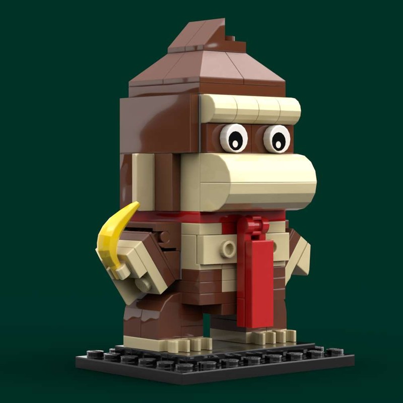 LEGO MOC-148861 Donkey Kong Brickheadz by Desibricks | Rebrickable ...