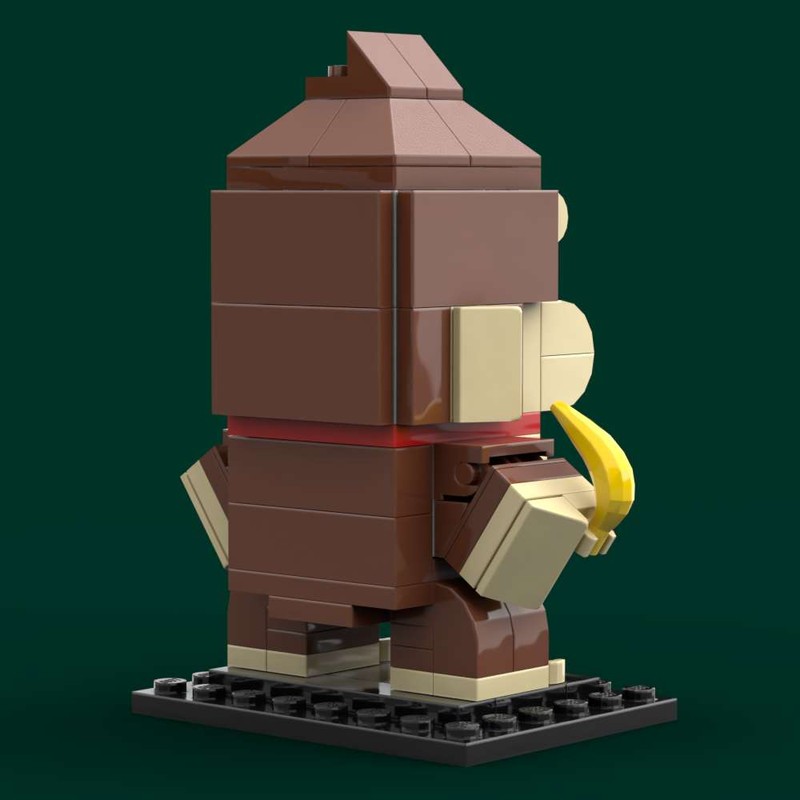 LEGO MOC-148861 Donkey Kong Brickheadz by Desibricks | Rebrickable ...