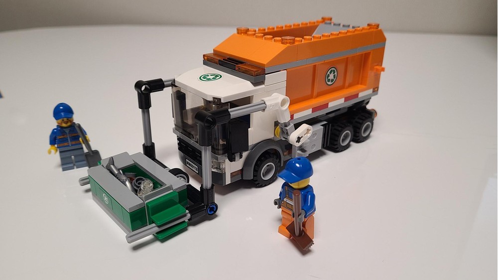 LEGO MOC 60118 Garbage Truck Robot by Nucle | Rebrickable - Build with LEGO