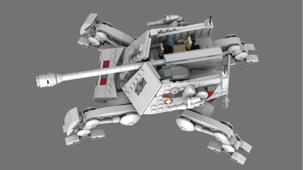 Lego Moc Republic At As Walker By Parseval Rebrickable Build With Lego