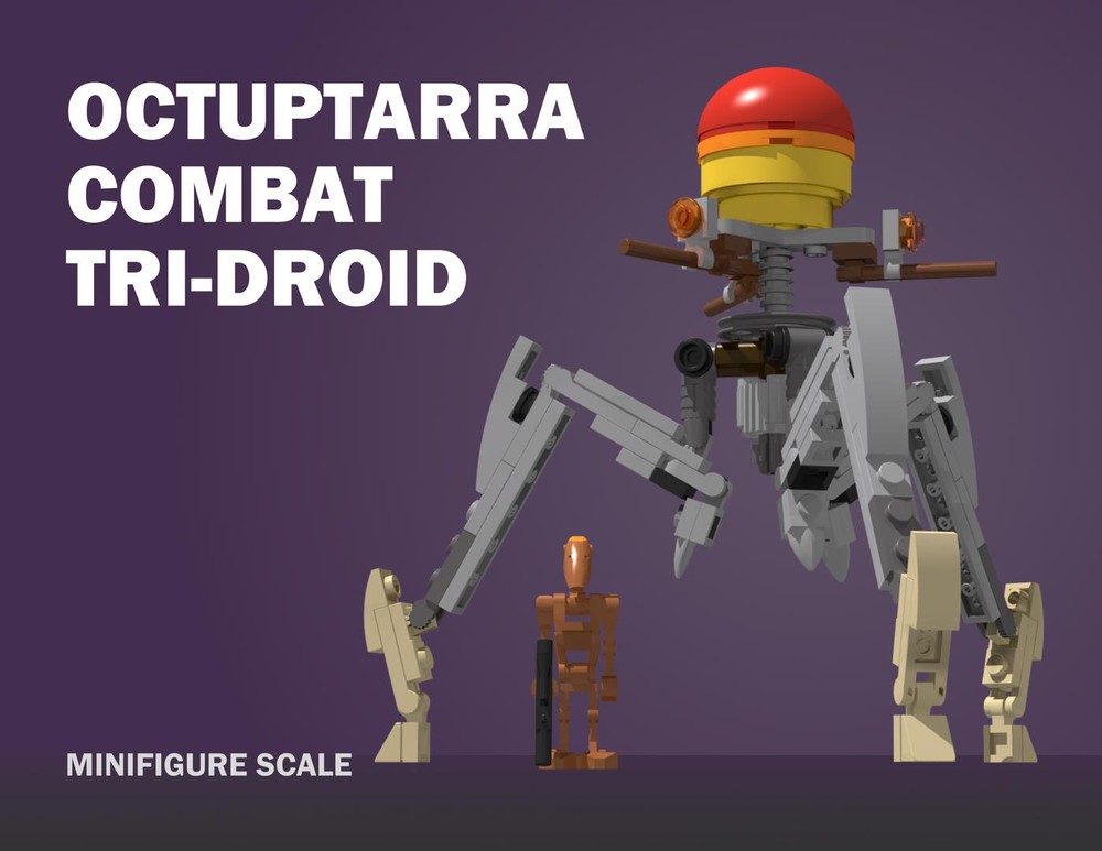 LEGO MOC Octuptarra Combat Tri-Droid by KennoMonkey | Rebrickable ...