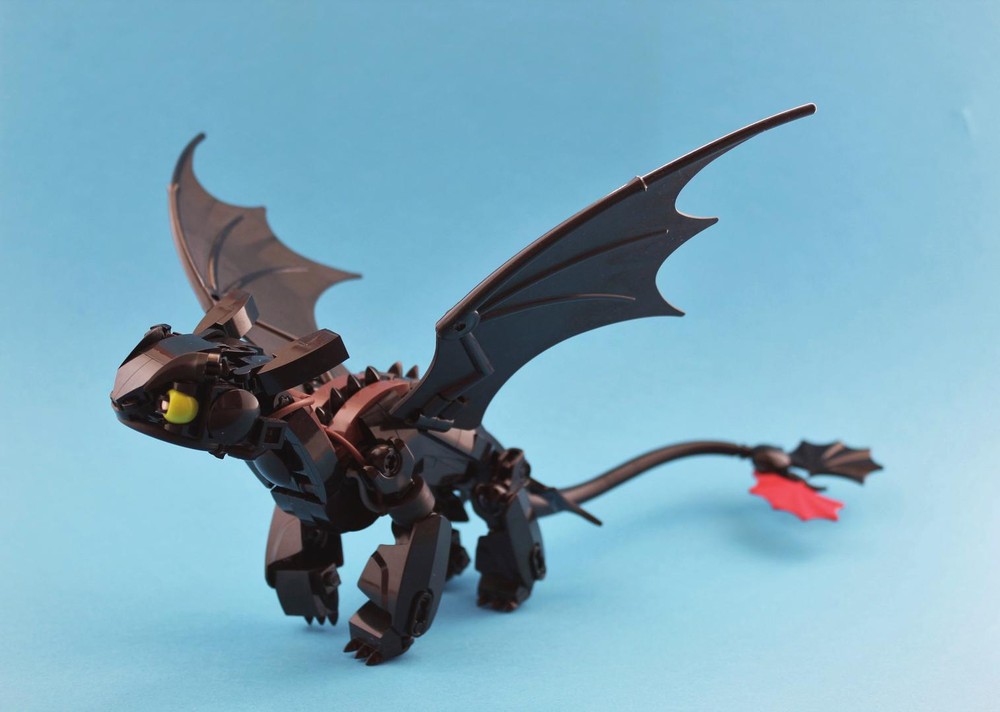 LEGO MOC Toothless by Jayfa | Rebrickable - Build with LEGO