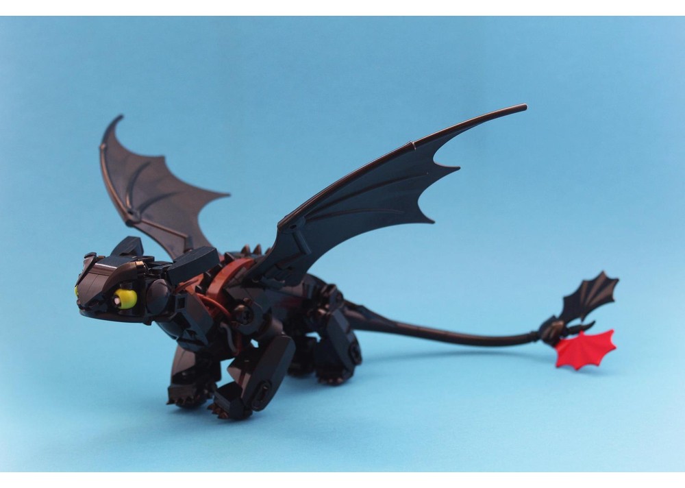 Lego Moc Toothless By Jayfa Rebrickable Build With Lego
